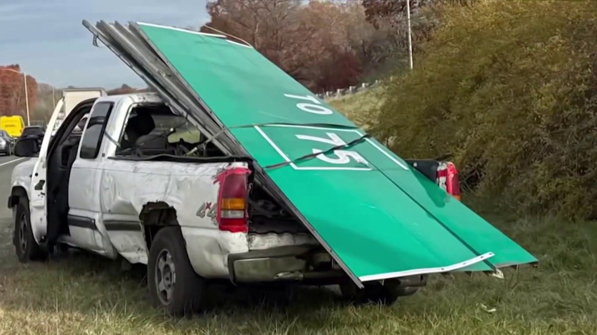 State police stop two men attempting to steal exit signs – NBC Connecticut