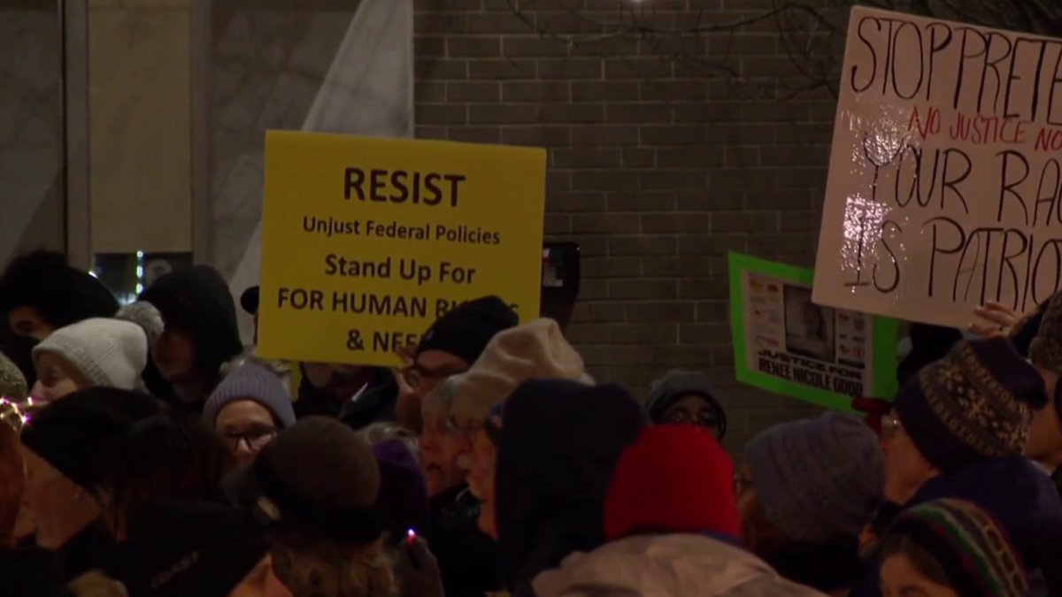 Hundreds protest, hold vigil in Connecticut for mother killed during ...