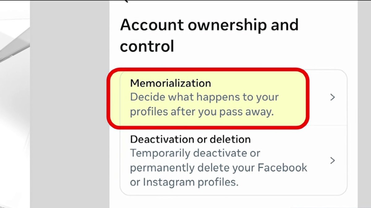 Setting up digital legacy accounts on social media – NBC Connecticut