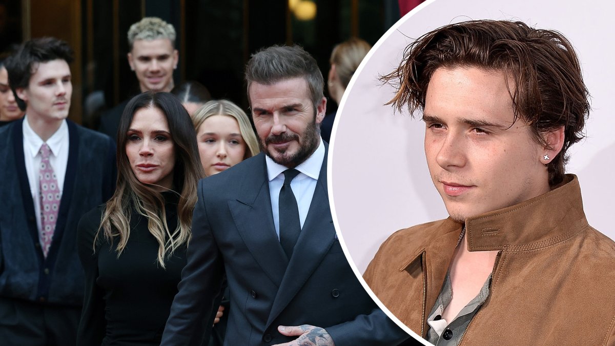 Victoria Beckham & David Beckham step out with Romeo, Cruz & Harper ...