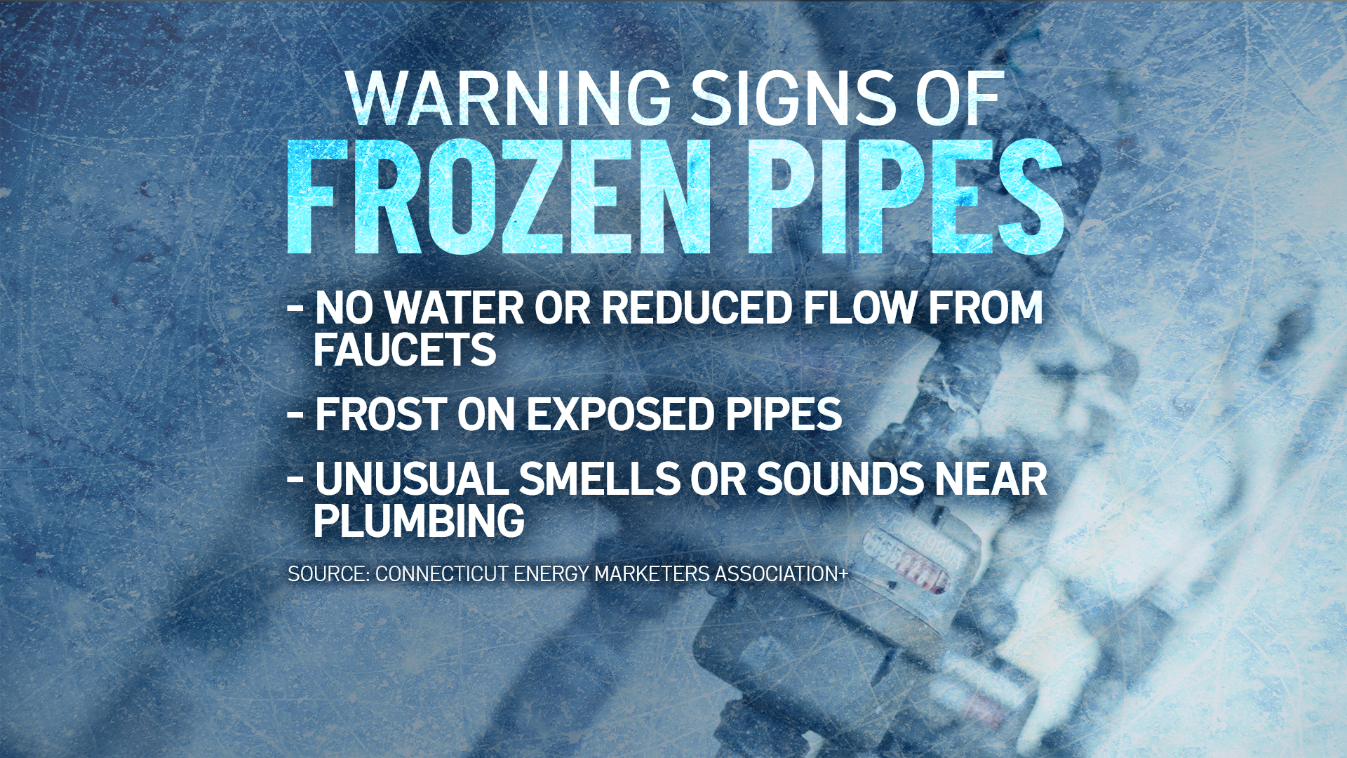 Expert advice on how to keep your pipes from freezing in extreme cold ...