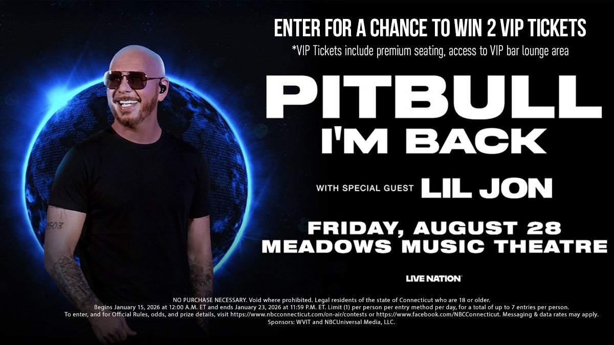 Live Nation Pitbull sweepstakes – NBC Connecticut