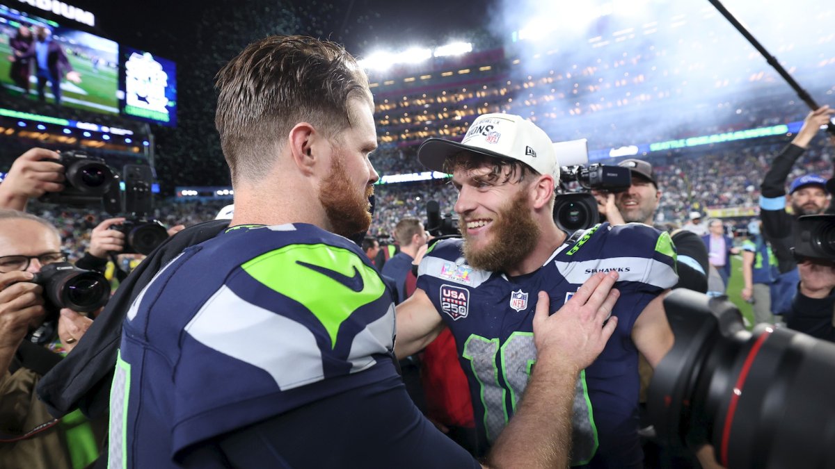 Watch Seahawks’ wide receiver Cooper Kupp talk about QB Sam Darnold ...