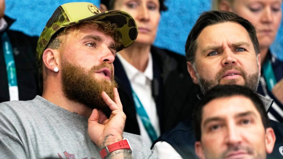 JD Vance watches women’s hockey with Jake Paul at Olympics – NBC ...