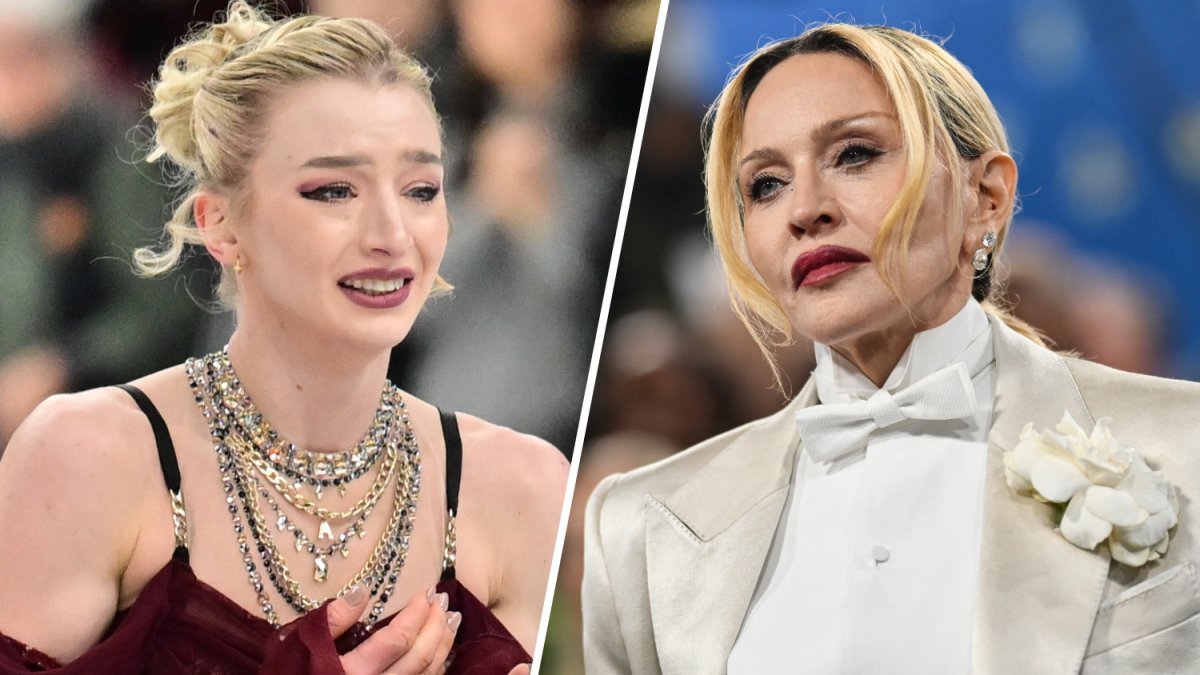 Madonna sends video message to Amber Glenn at 2026 Olympics – NBC ...