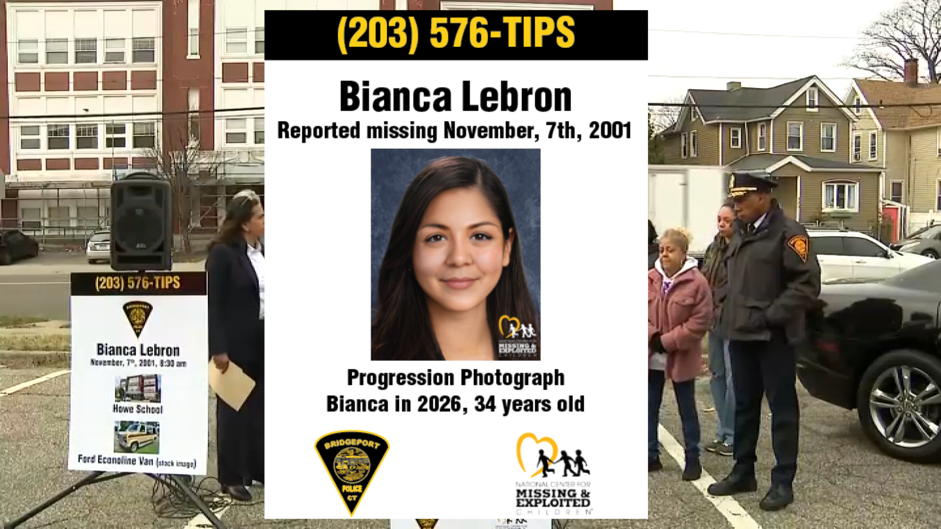 Bridgeport Police release new age-progression photo in 2001 missing ...