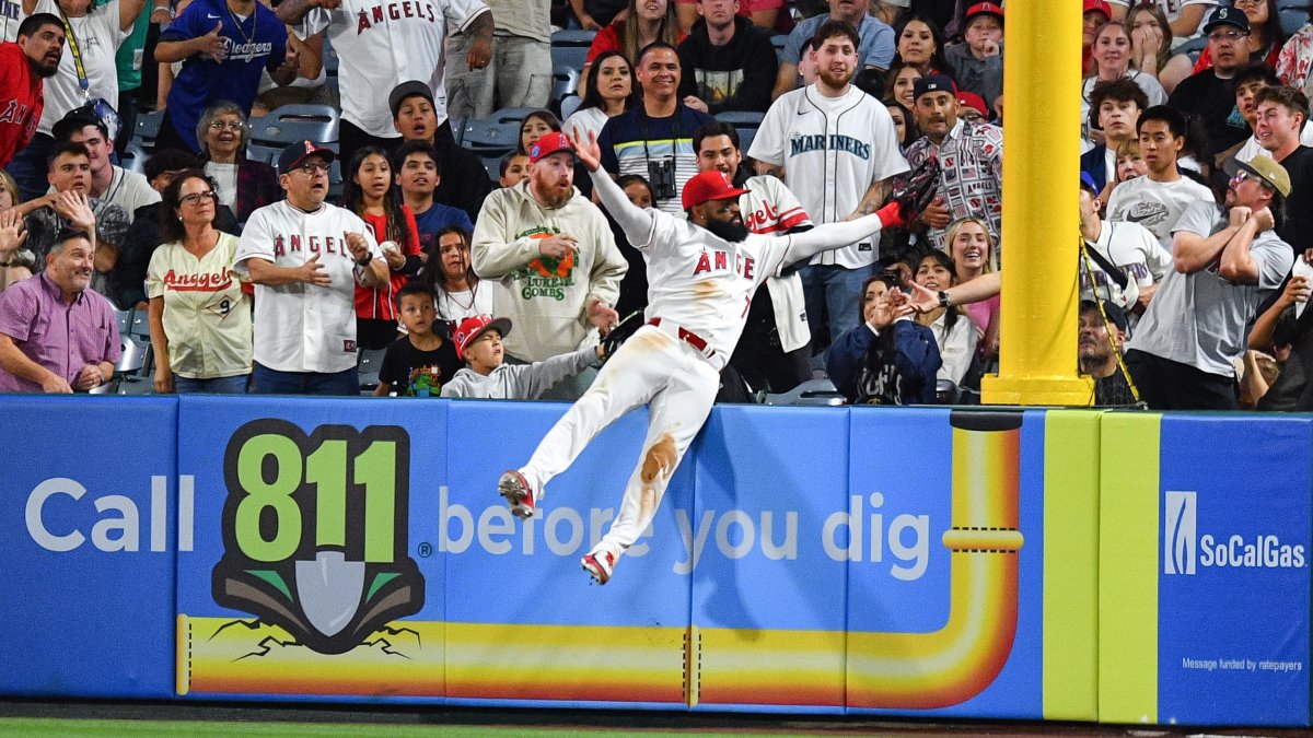 Outfielder Jo Adell robs 3 home runs in dramatic Angels win – NBC ...