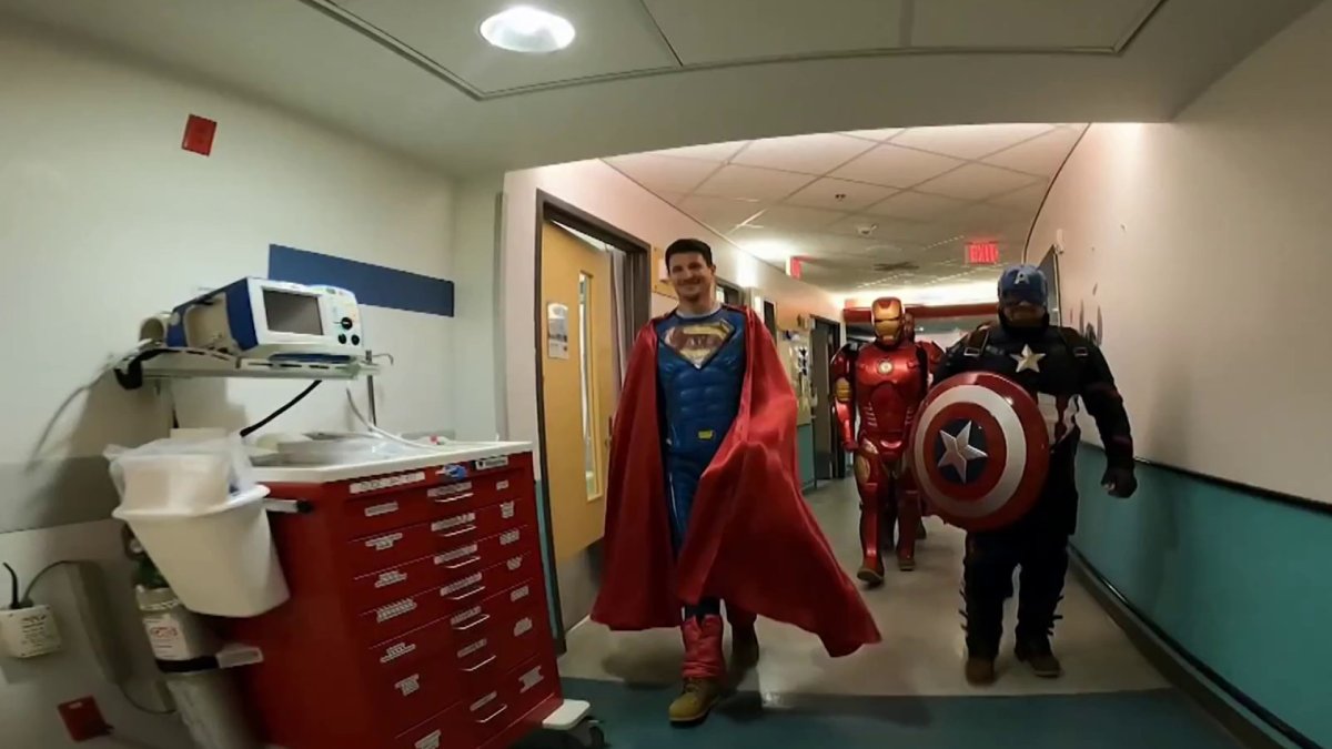 Local children’s hospital surprise patients on National Superhero Day ...
