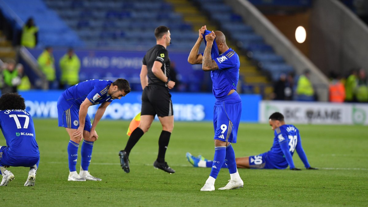 Leicester City relegated to League 1, 10 years after winning EPL – NBC ...