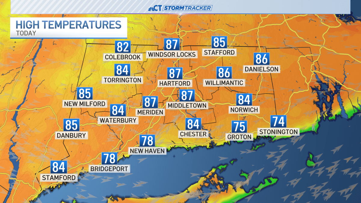 Summer-like temperatures today before cooler weather returns – NBC ...