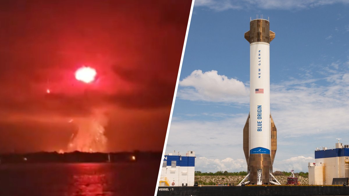 Blue Origin rocket explodes during engine-firing test – NBC Connecticut