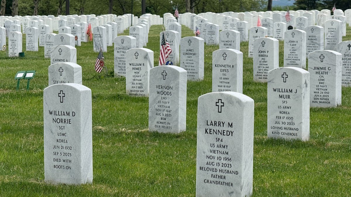 Volunteers place nearly 14,000 flags at veterans cemetery ahead of ...