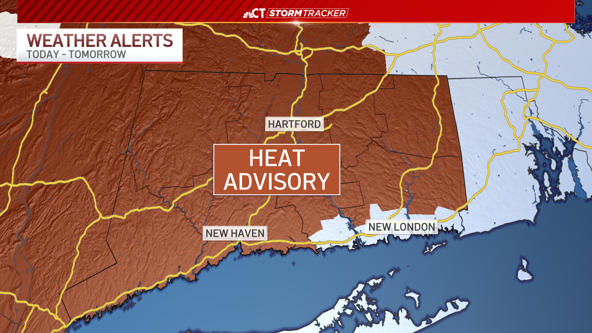 Severe weather moves out of Connecticut, another chance for storms ...